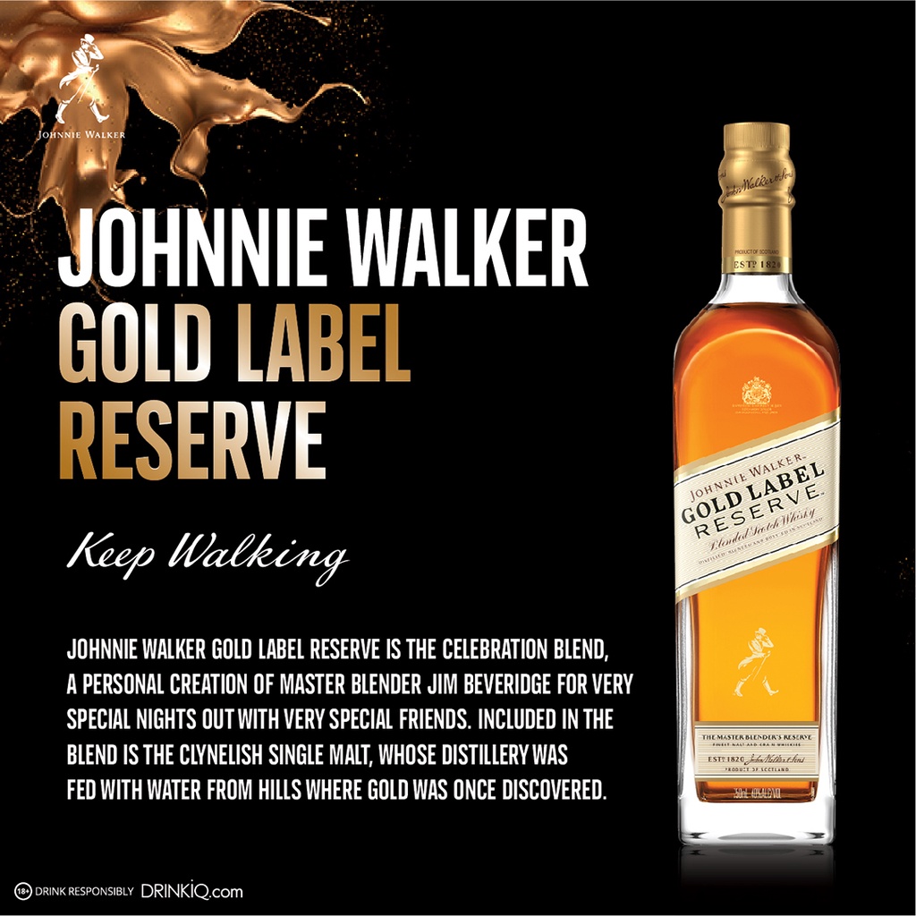Johnnie Walker Gold Label (75cl/750ml) | Shopee Malaysia
