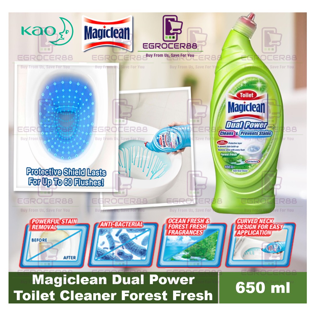 [Ready Stock] Magiclean Dual Power Toilet Cleaner (650ml) | Shopee Malaysia