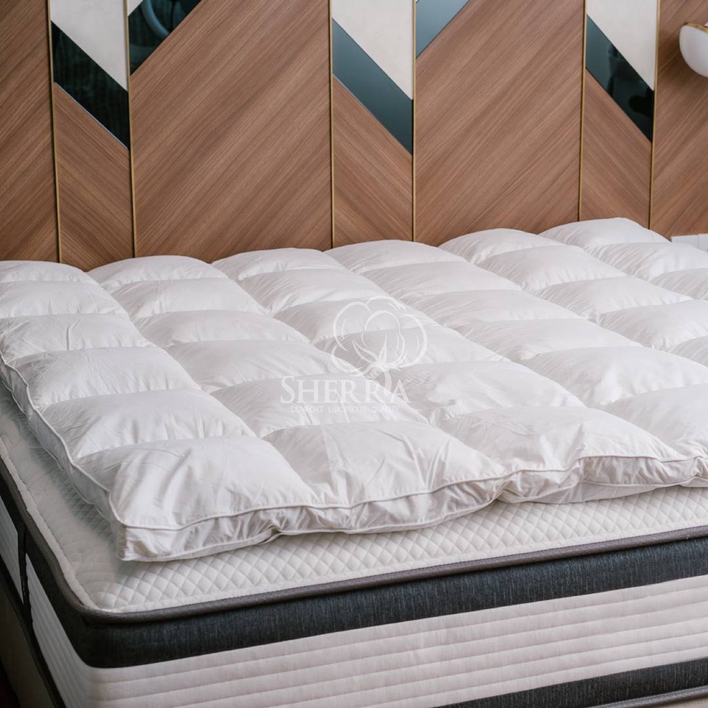 [READY STOCK] ~ ~ GOOSE OR DUCK DOWN FEATHER MATTRESS TOPPER | Shopee ...