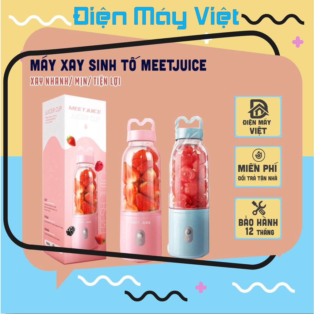 Meet Juice hand blender, 500ml mini blender | Shopee Malaysia