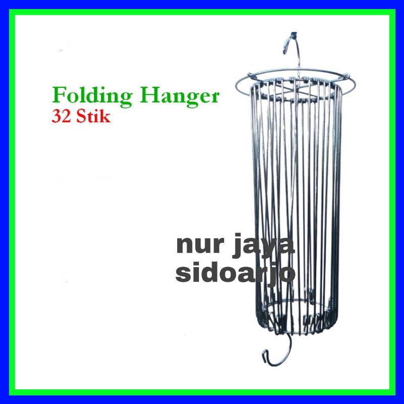 Large Wire FOLDING HANGER | Shopee Malaysia