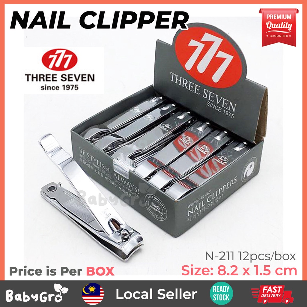 Three Seven 777 Stainless Steel Nail Clipper Nail Cutter Manicure Tools ...