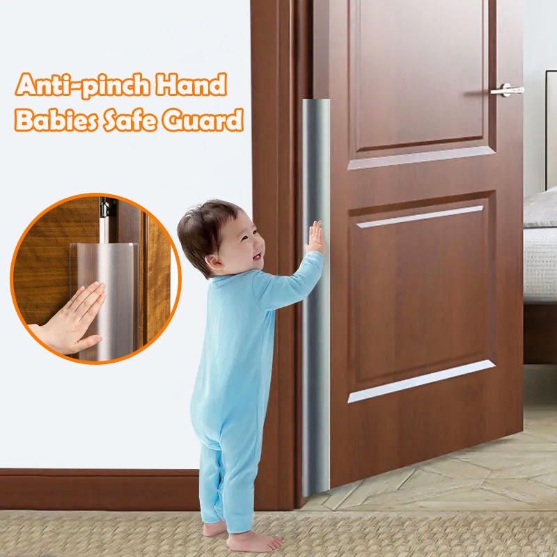 💕[M'sia Stock]💕 Baby Safety Door Seam Protection Strip Anti-pinch Hand ...