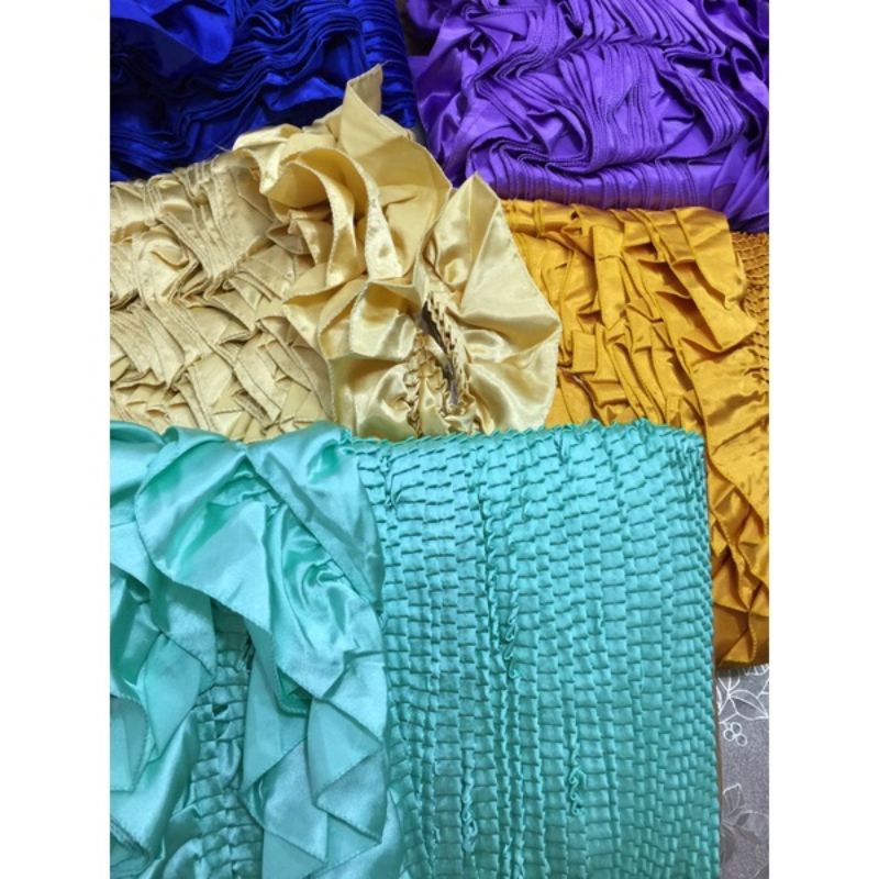 {Ready stock} Ropol satin Lebar 9cm Ropol / Renda Satin polyester siap ...