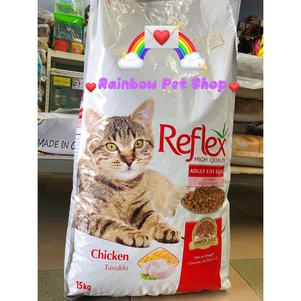 Reflex Chicken Cat Food 15kg | Shopee Malaysia