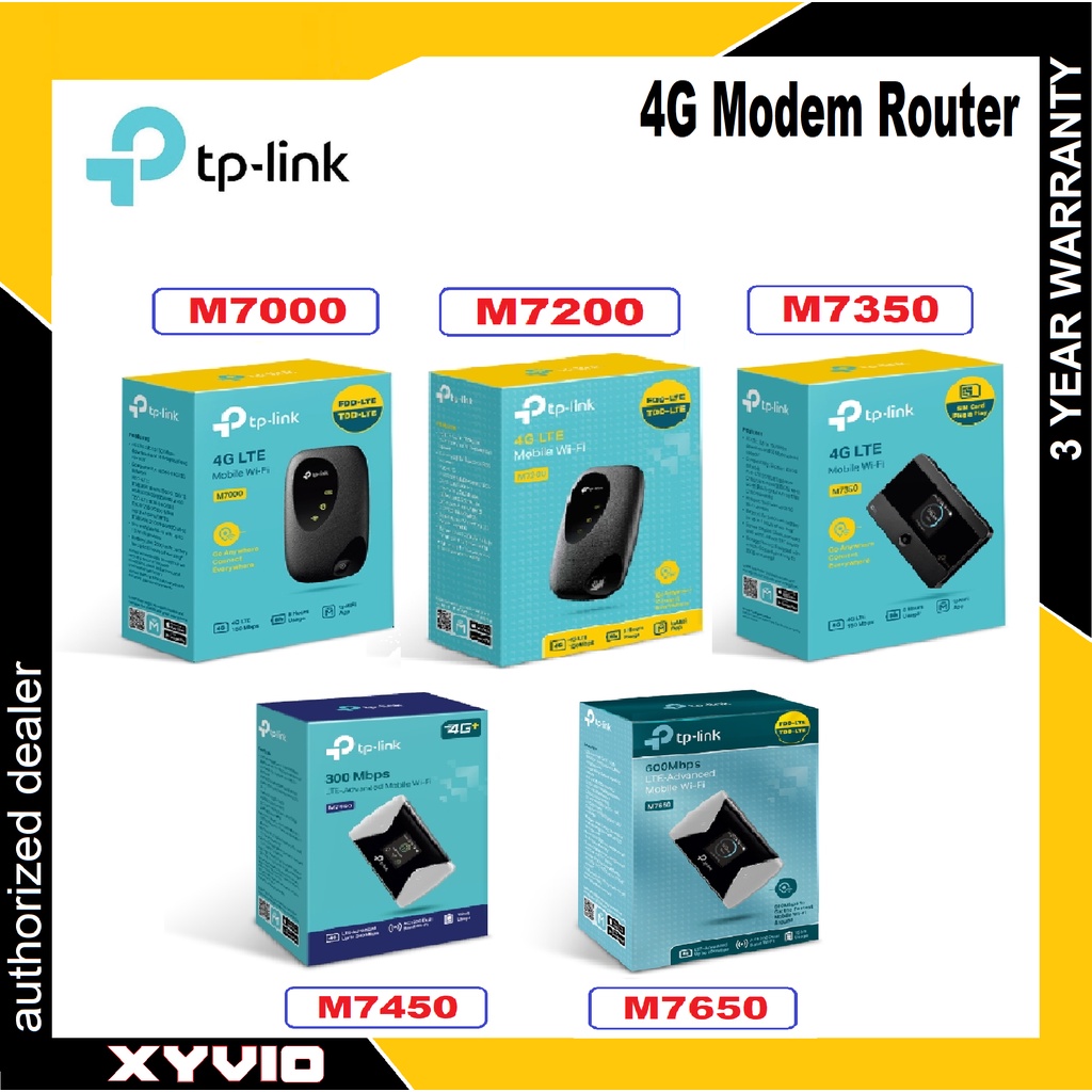 TP-LINK M7000 / M7200 / M7350 / M7450 / M7650 / 4G LTE Wireless Modem ...