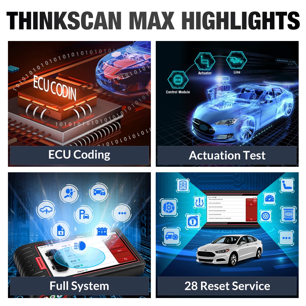 Perodua and Proton Thinkcar Thinkscan Max 2 OBD2 Diagnostic Tool ...