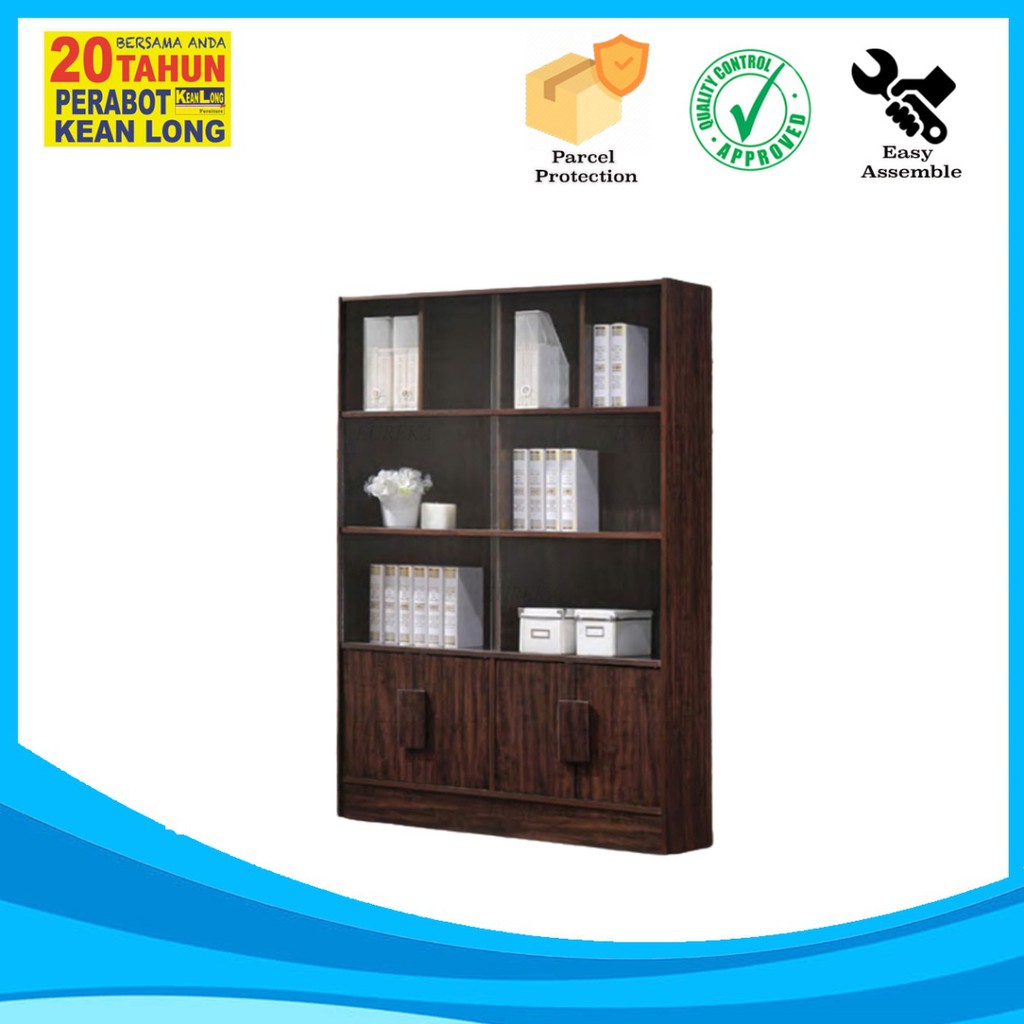 KLSB Book Shelf with glass/Almari Buku/ File Cabinet | Shopee Malaysia