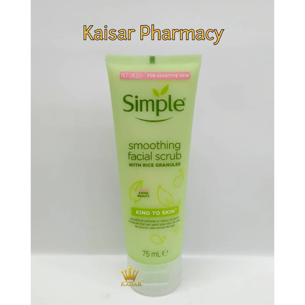 SIMPLE SMOOTHING FACIAL SCRUB 75ML | Shopee Malaysia