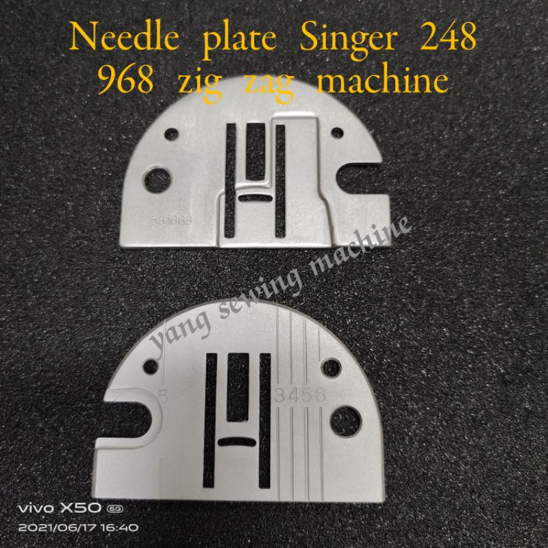 Needle Plate ~ Feed Dog SET For SINGER 248 964 974 Machine Household ...