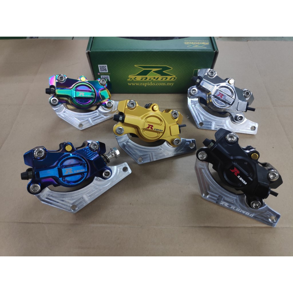 (COMBO) Rapido SYM VF3i Front Modified Brake Caliper V4 with Bracket ...