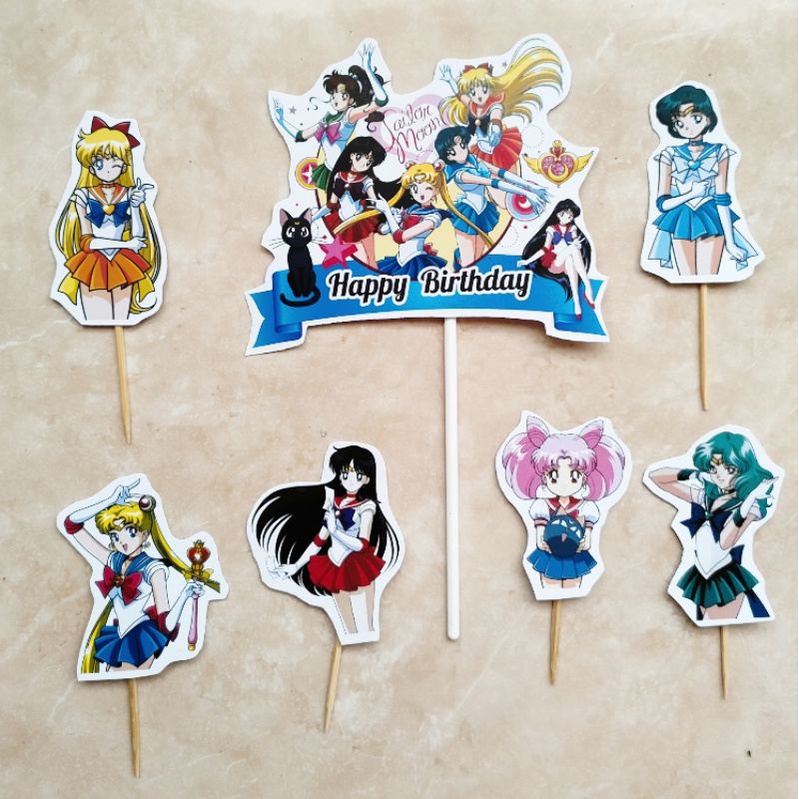 Topper cake topper Skewer cake Rice tumpeng birthday happy birthday ...