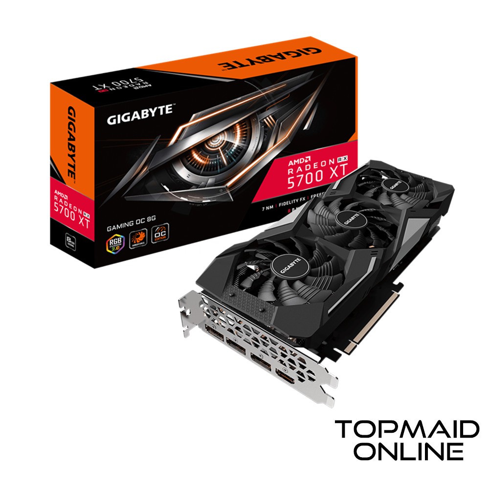 GIGABYTE RADEON RX 5700 XT GAMING OC 8GB DDR6 256BIT GRAPHIC CARD ...