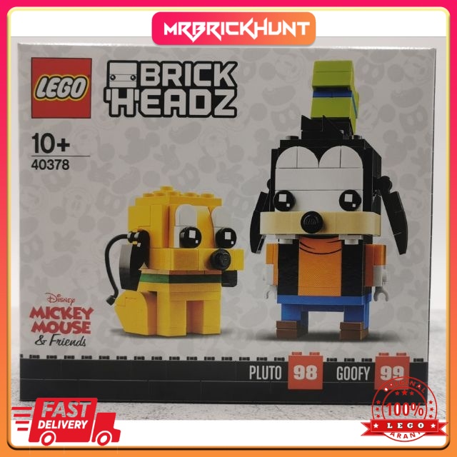 [MrBrickHunt] Lego 40378 Brickheadz Pluto & Goofy | Block Toys ...