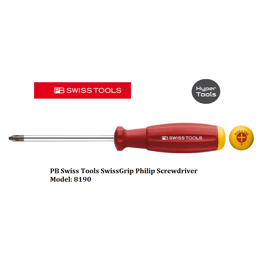 PB Swiss Tools SwissGrip Philip Screwdriver - Model: 8190 Series | Shopee Malaysia