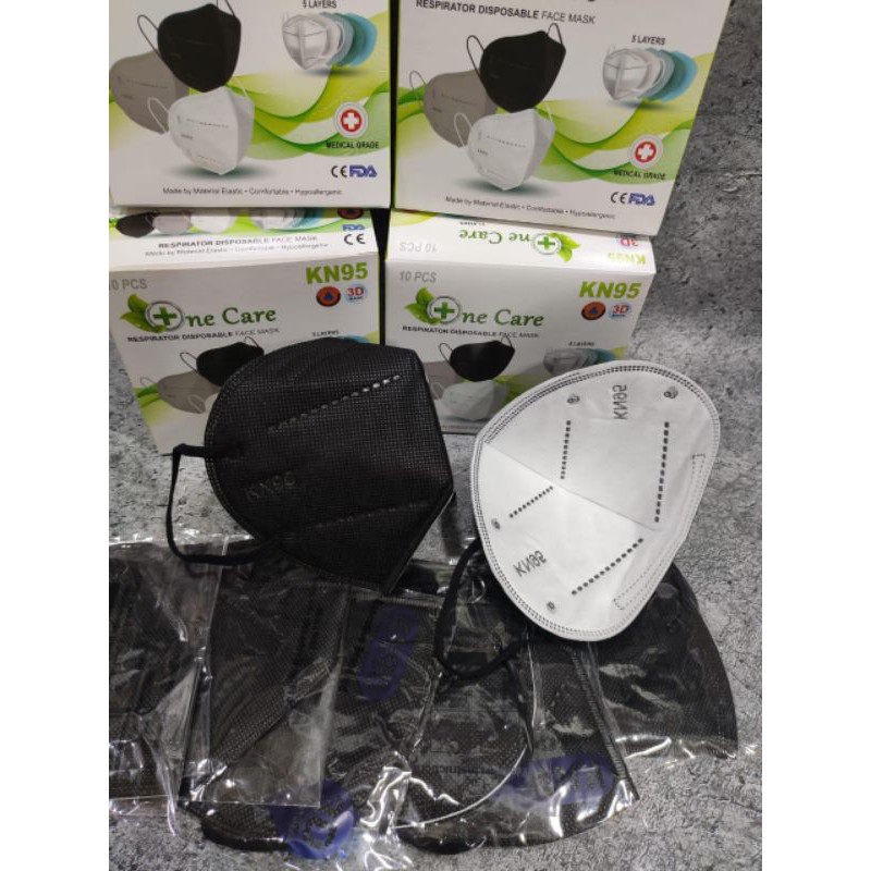 Kn95 one care black Mask | Shopee Malaysia