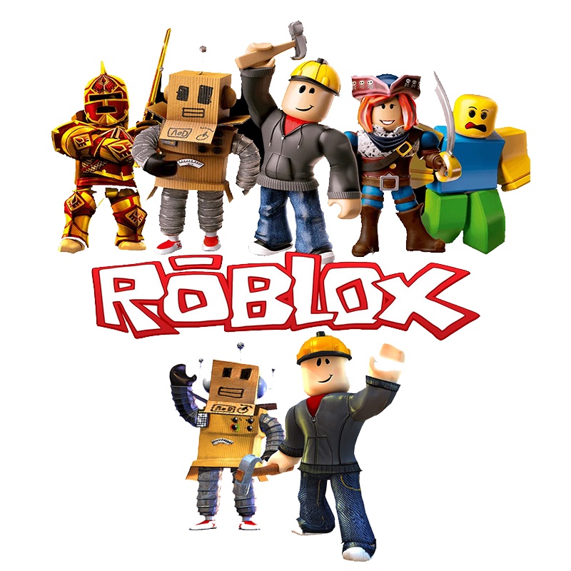 Roblox Cartoon Character Ironing Heat Transfer Clothing Sticker DIY ...