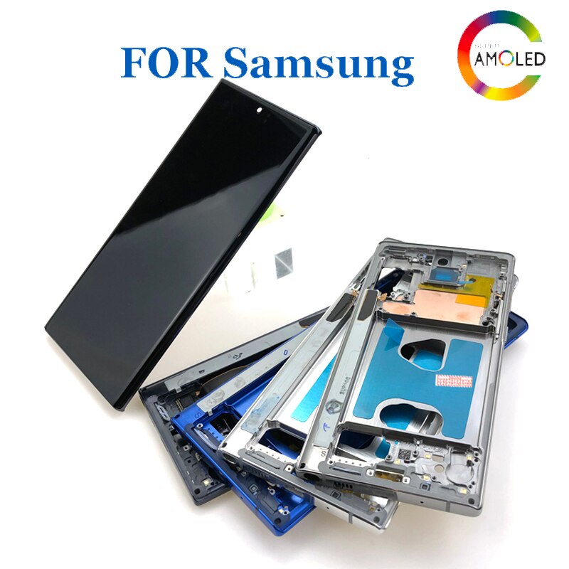 ORIGINAL AMOLED Display For Samsung Galaxy Note 10 Lcd N970F note10 ...