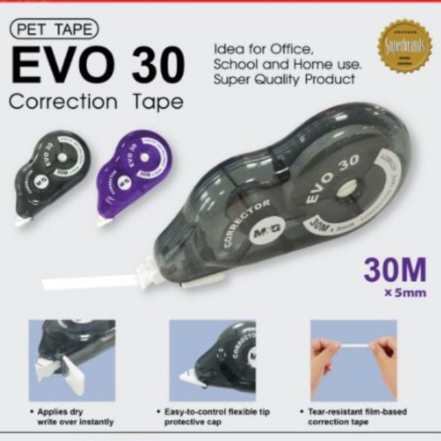 M&G Correction Tape 30m×5mm Super Long ACT58371 | Shopee Malaysia