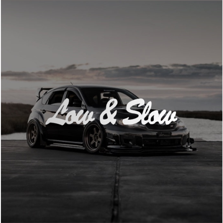 Low & Slow Jdm Sticker JDM Life Stiker JDM | Shopee Malaysia