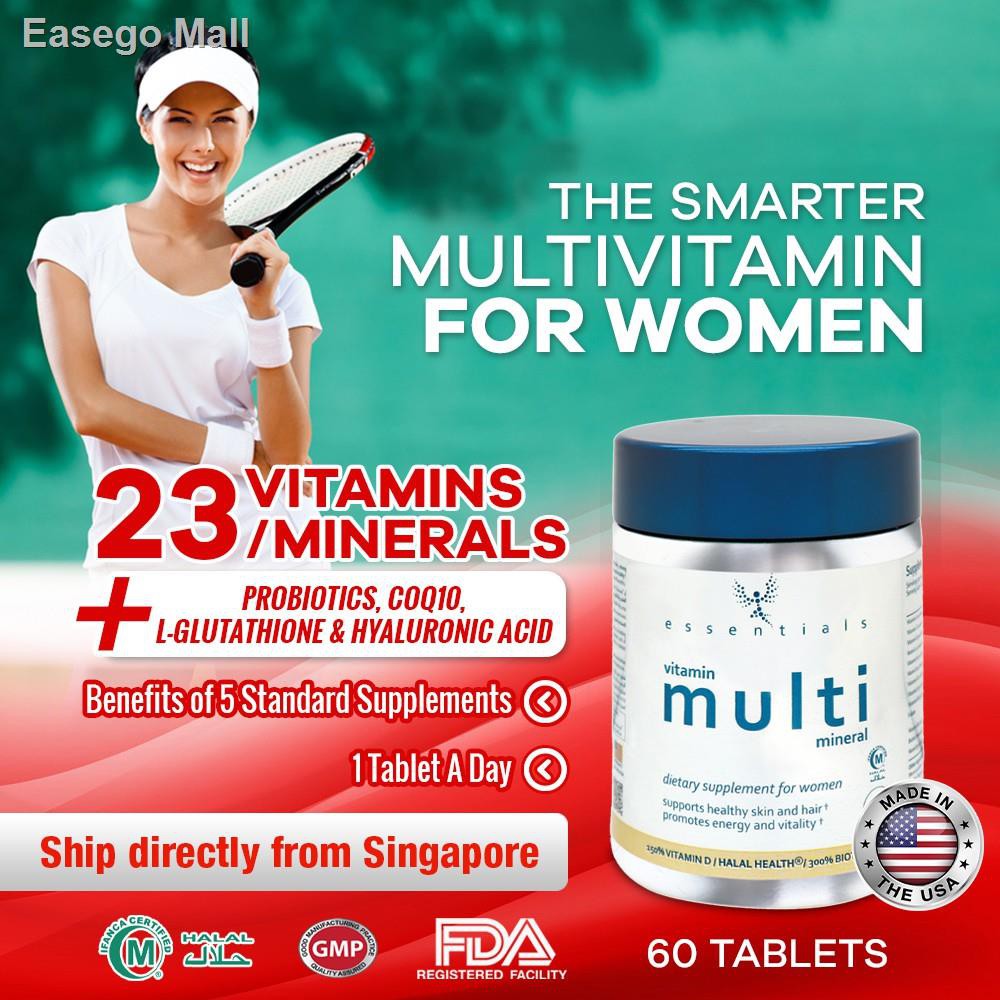 Essentials Women Multi - 60 Tablets The Smart Multivitamin for ...
