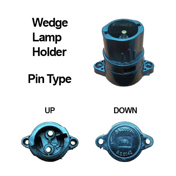 B22 Pin Type Wedge Holder 5A 250V Temporary Lamp Holder SE-393 Bulb ...