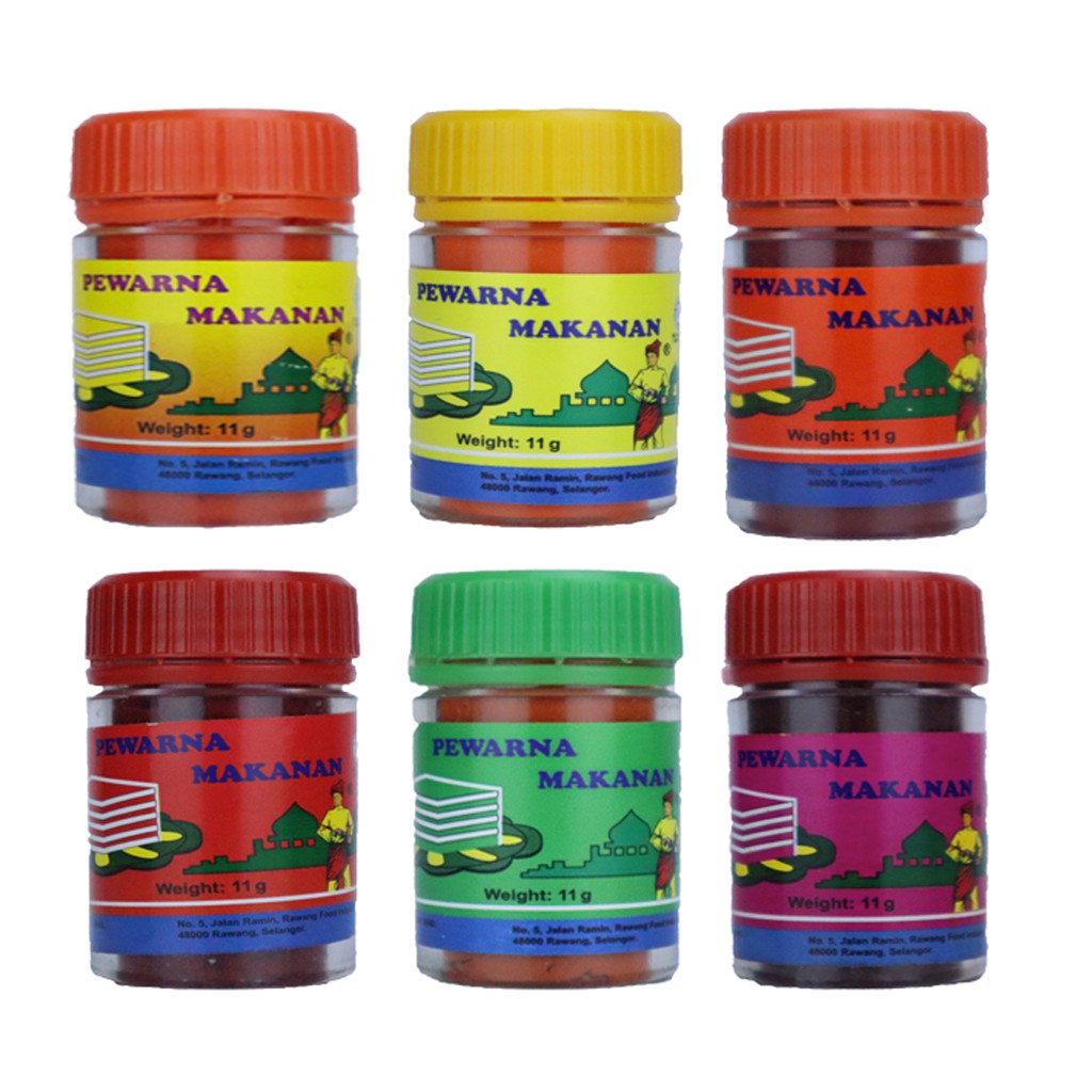 Cap Panglima Food Colouring Pewarna Makanan Egg Yellow,Yellow,Orange ...