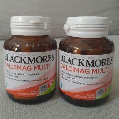 Blackmores Calcimag Multi Tablets Calcium Magnesium D3 (30/60 Contents ...