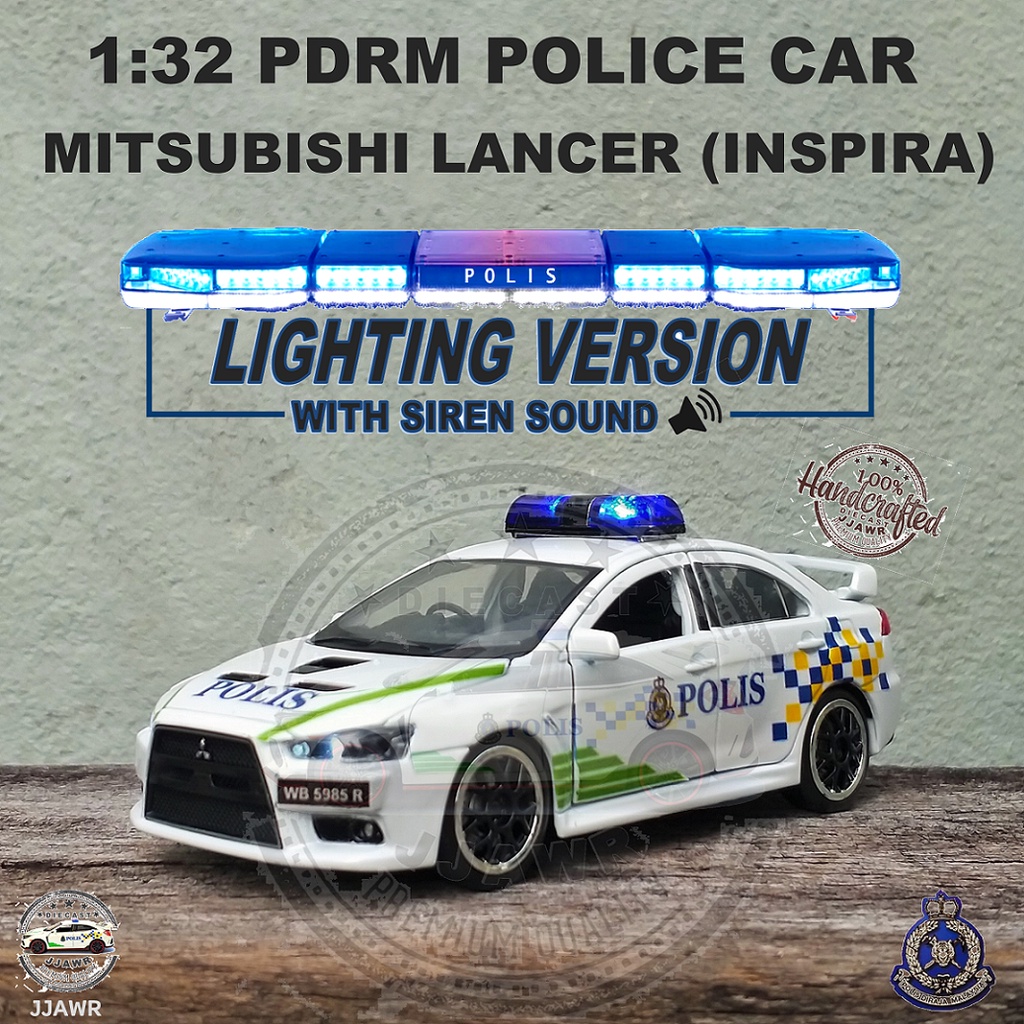 POLIS INSPIRA: 1:32 Mitsubishi Lancer Inspira PDRM Polis Diraja ...