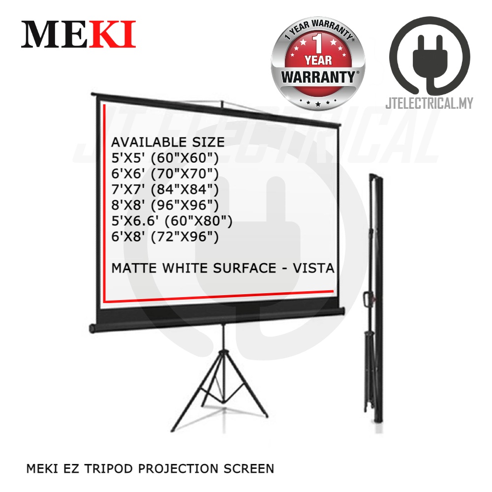 MEKI Tripod Projector Projection Screen 1:1 4:3 Format Size | Shopee ... MEKI Tripod Projector Projection Screen 1:1 4:3 Format Size | Shopee ...