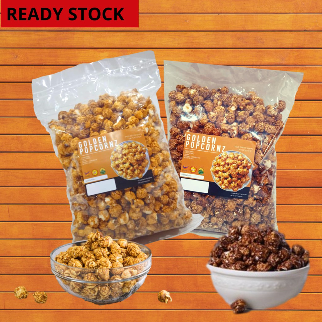 [READY STOCK] 1KG Popcorn Caramel/Popcorn Coklat | Shopee Malaysia