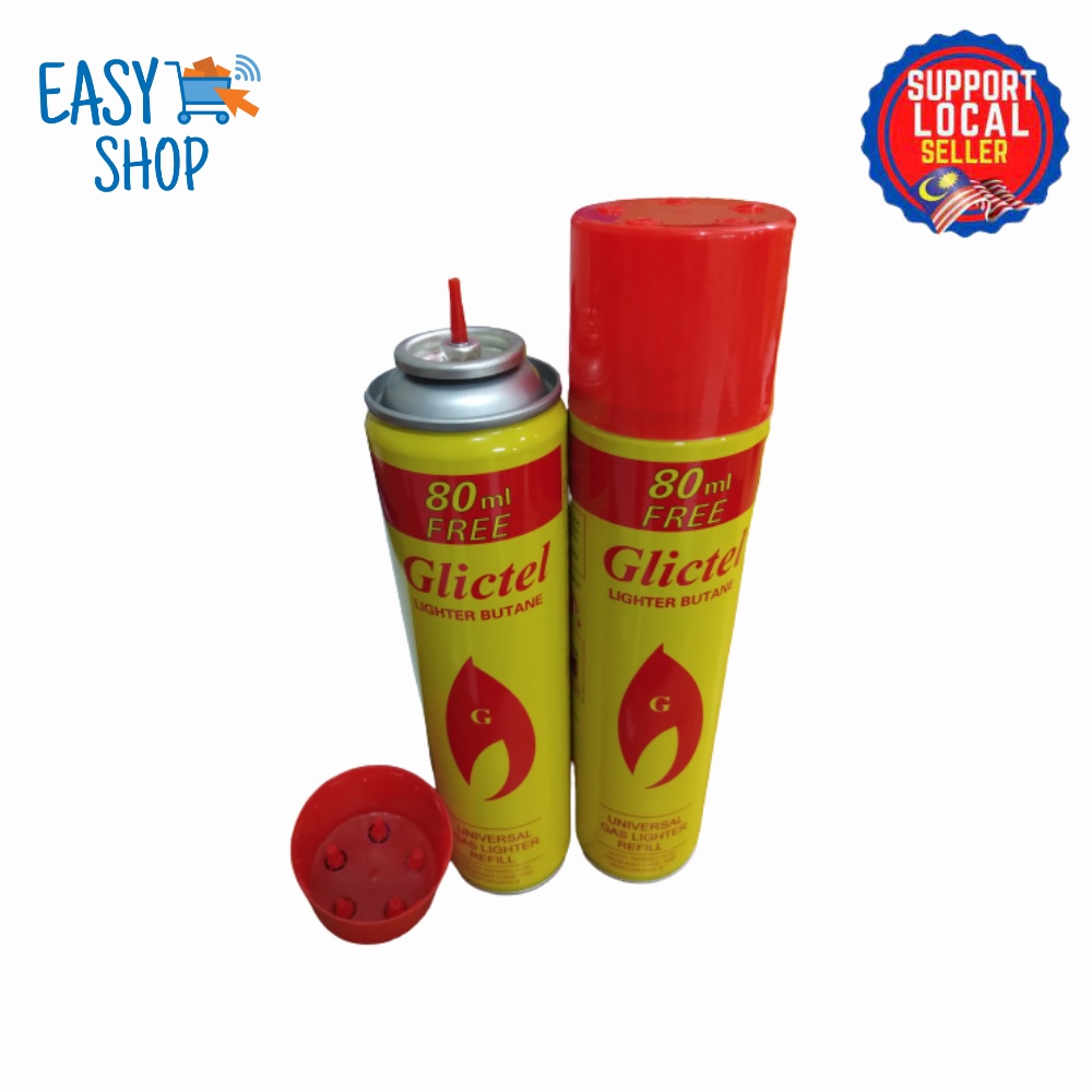 🌟[Promosi] Glictel gas lighter refill 300ml🌟 | Shopee Malaysia