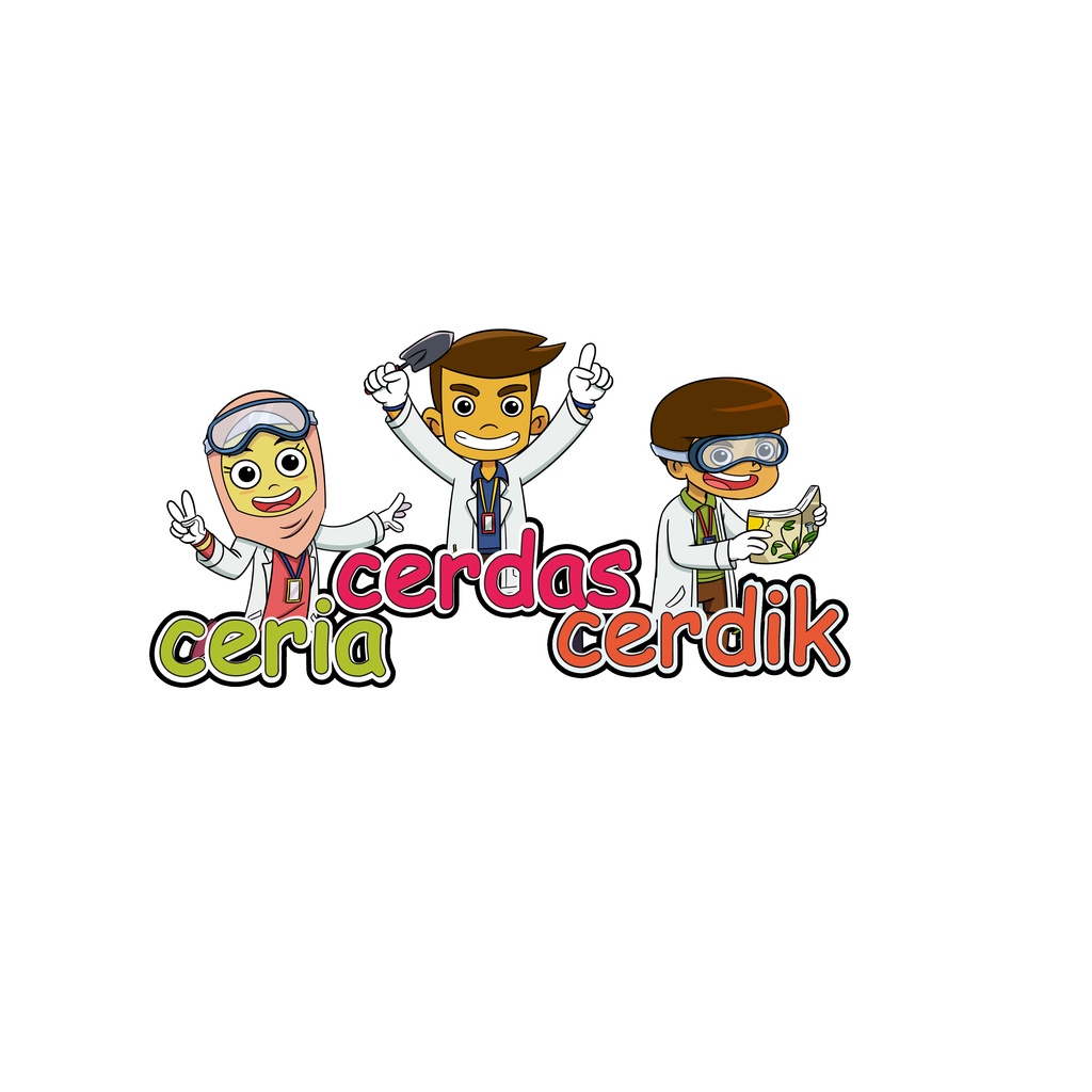 LOGO E-STREAM - 14 TEMA MENGGUNAKAN CHARACTER 3C ( CERIA, CERDAS ...