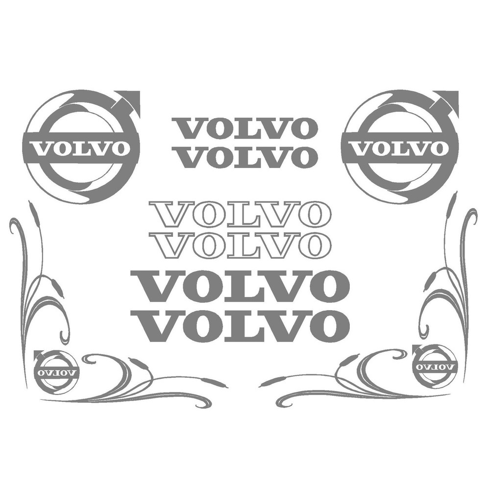 1Set Volvo stickers Volvo truck stickers Volvo decals | Shopee Malaysia