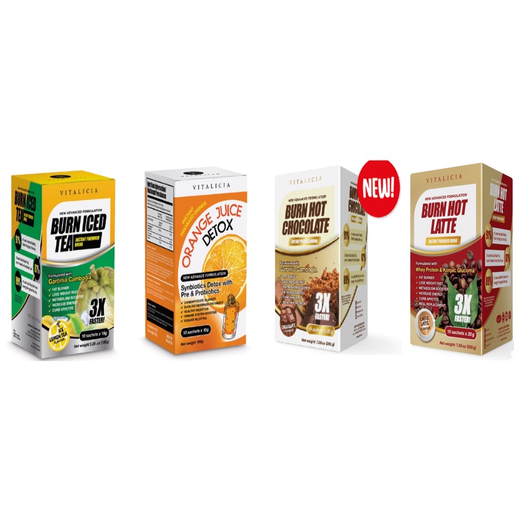 AVENYS SLIMMING BURN ICED TEA BIT / ORANGE DETOX OJD / BURN HOT ...
