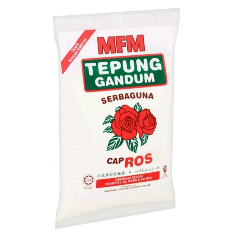 MFM TEPUNG GANDUM CAP BUNGA ROS ( 850GM ) | Shopee Malaysia