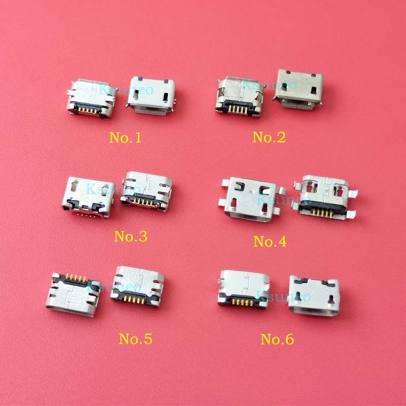Type B Micro Usb 5 Pin Female Charger Mount Jack Connector Port Socket | Shopee Malaysia