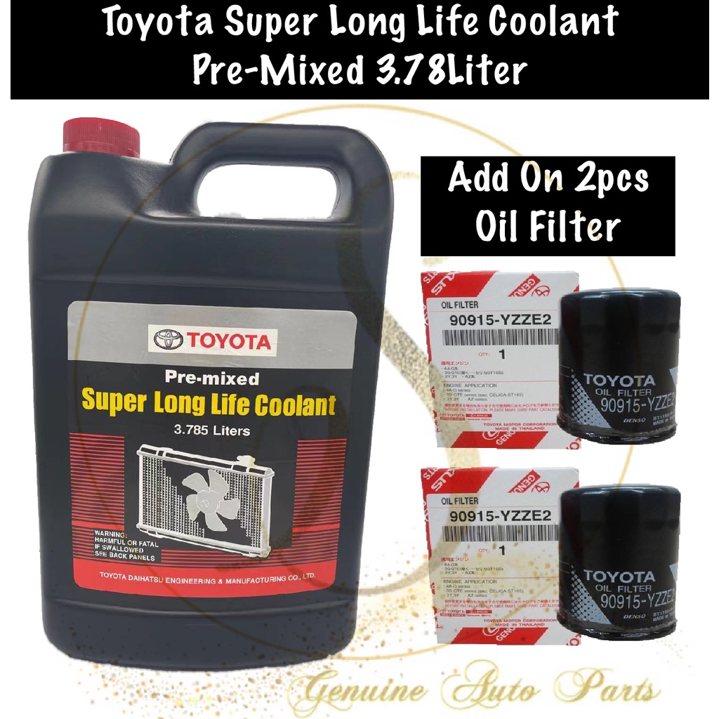 TOYOTA COOLANT SUPER LONG LIFE COOLANT PRE MIXED 3.78L PINK COLOUR ...