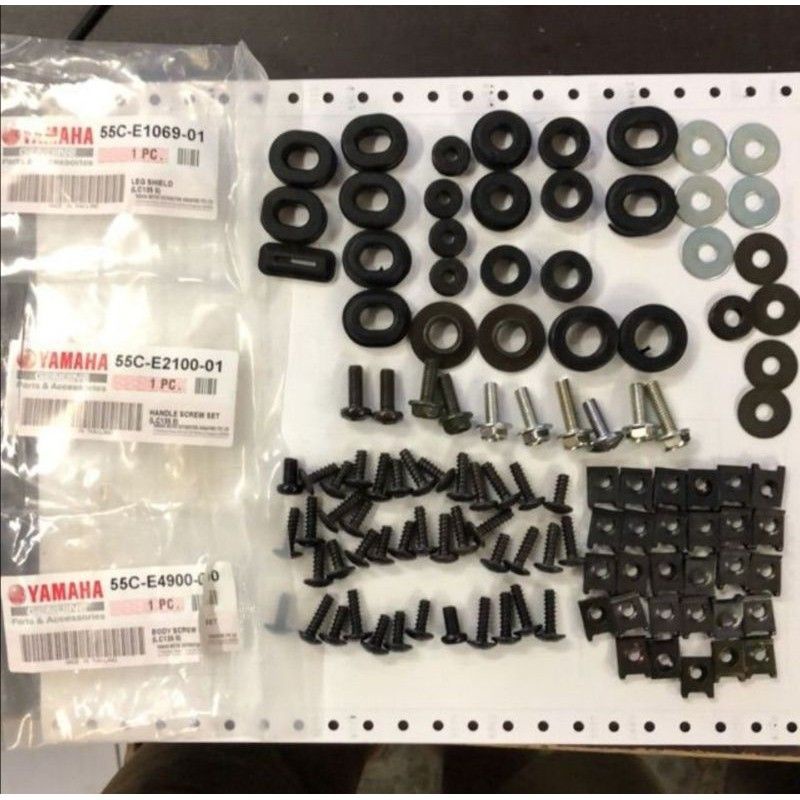ORIGINAL SKRU BODY COVER SKRU LC135 V2-V8 SKRU HANDLE LC135 V2-V8 GETAH ...