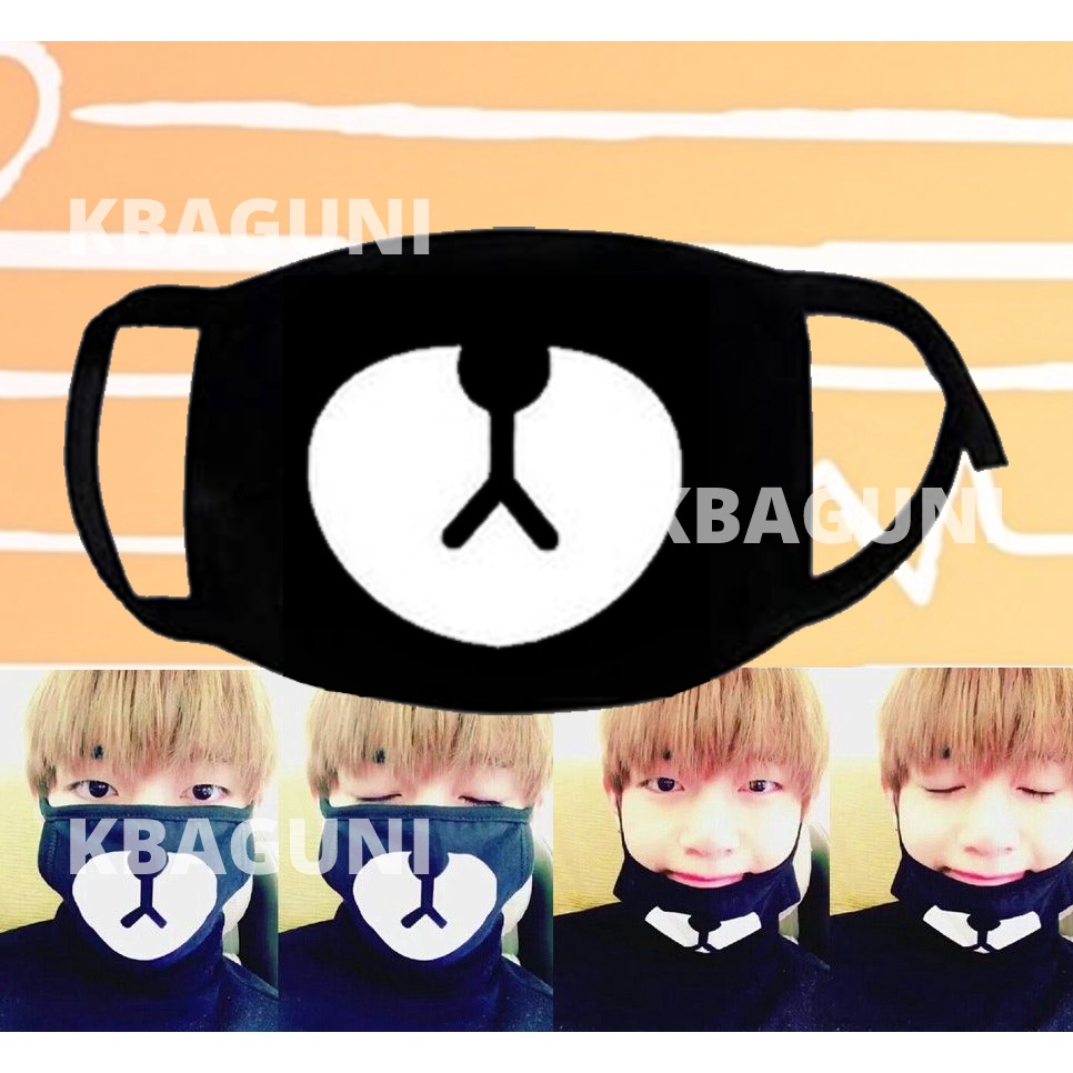 🇲🇾 Ship in 24 Hrs🔥Kbaguni BTS Cotton Face Mask Jungkook V Jimin Suga ...