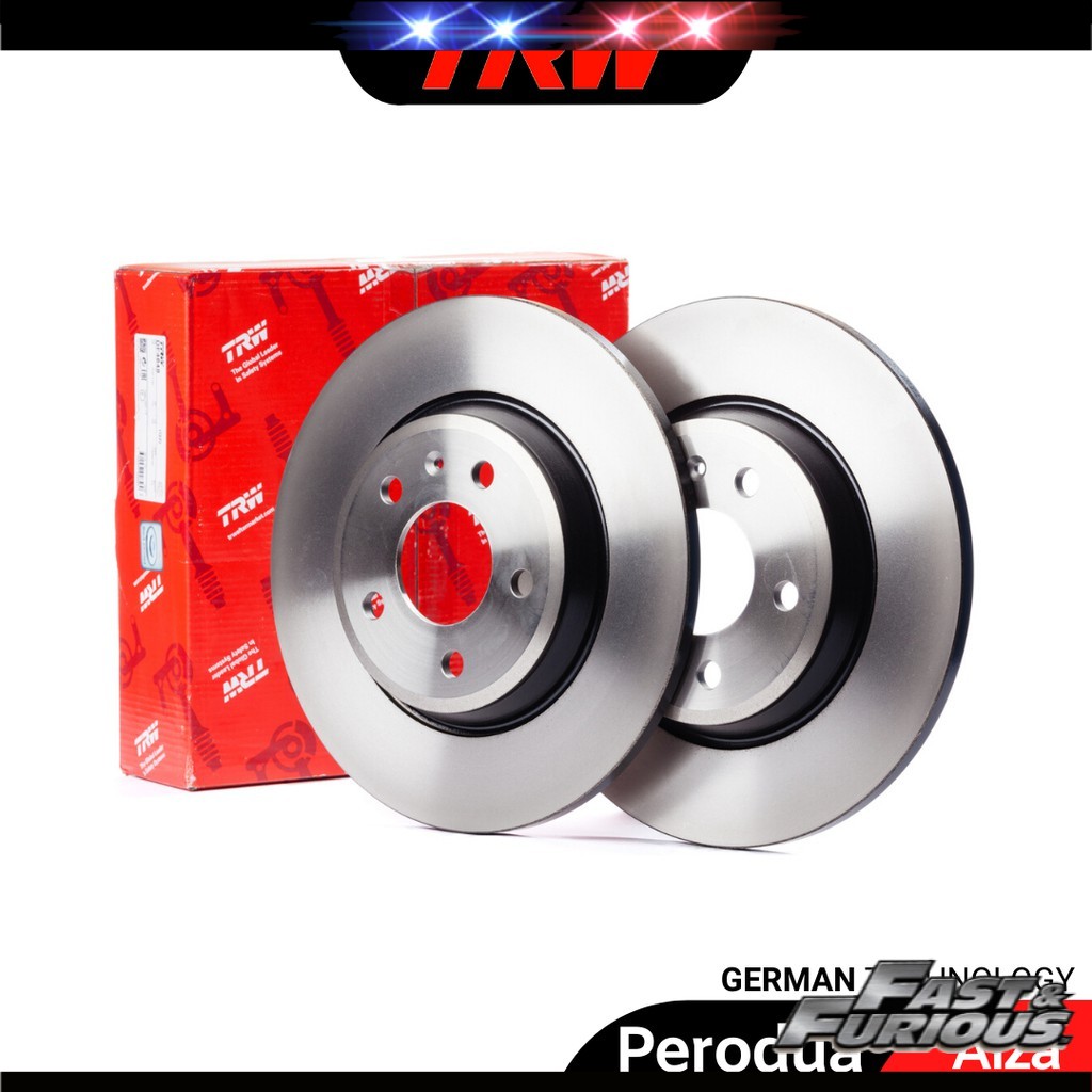 TRW Perodua Alza 2009-2013 Front Disc Rotor Set ( 2 PCS ) | Shopee Malaysia