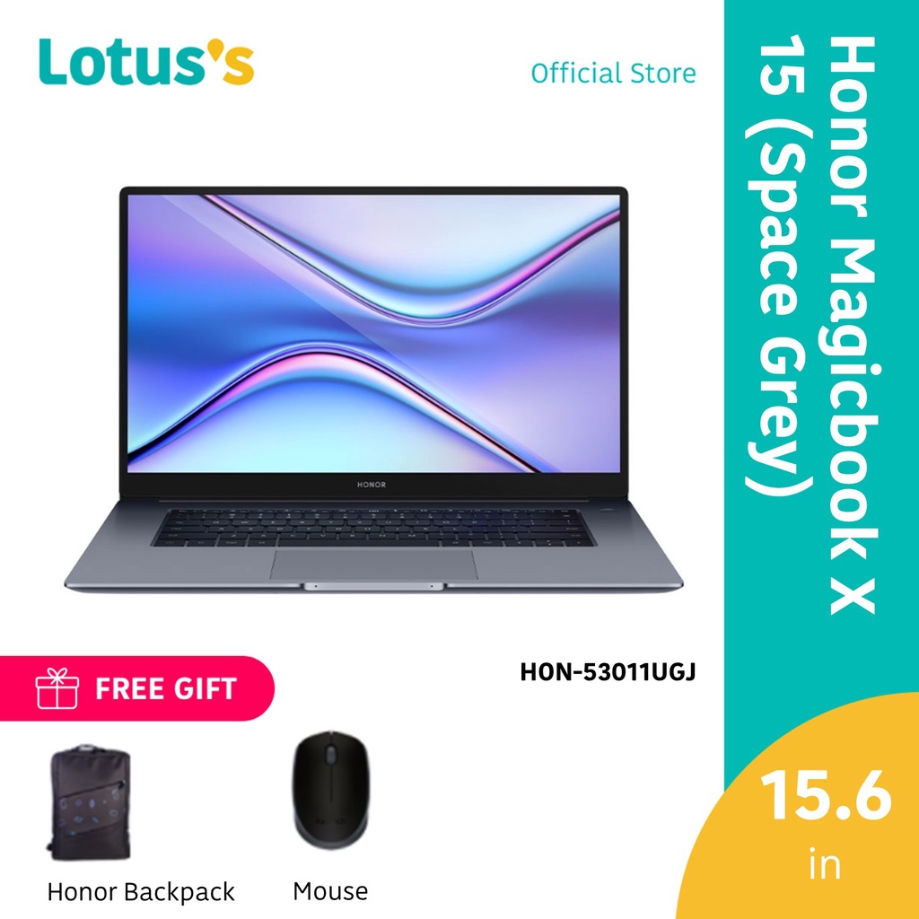 Honor Magicbook X 15 HON-53011UGJ 15.6'' FHD Laptop Space Grey (I5 ...