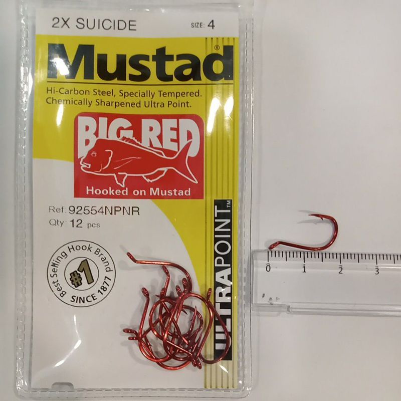 MUSTAD BIG RED ULTRA POINT HOOK（92554NPNR) | Shopee Malaysia
