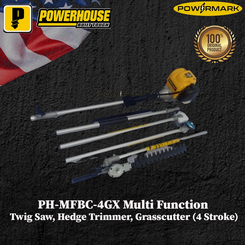 POWERHOUSE PH-MFBC-4GX Multi Function Twig Saw, Hedge Trimmer ...