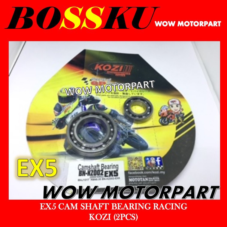 EX5 CAM SHAFT BEARING RACING KOZI 6905 6902 EX5 HP DREAM WAVE 100 CAM BEARING RACING CAMSHAFT ...