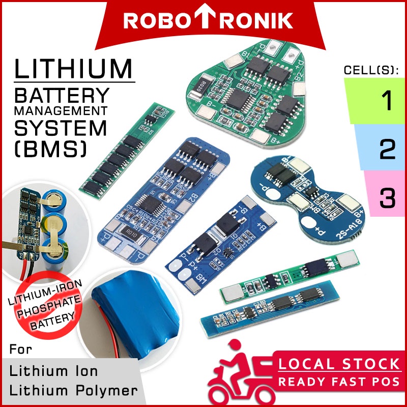 BMS (Battery Management System) Li-ion Lithium Polymer LiPo Protection ...