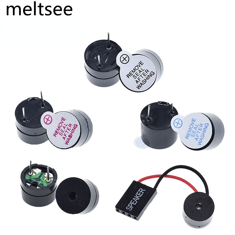 10pcs 3V 5V 12V Active Buzzer Magnetic Long Continous Beep Tone 12*9.5mm passive Buzzer For ...