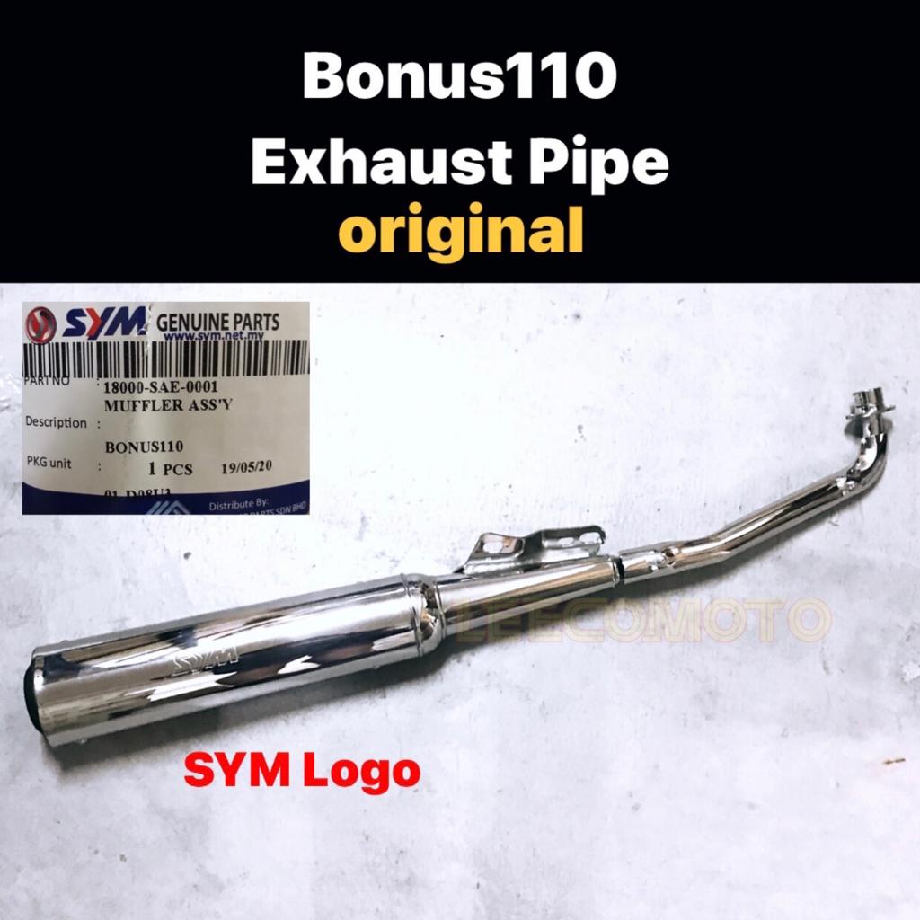 SYM BONUS EXHAUST ORIGINAL 18000-SAE // E-BONUS E BONUS 110 BONUS110 ...