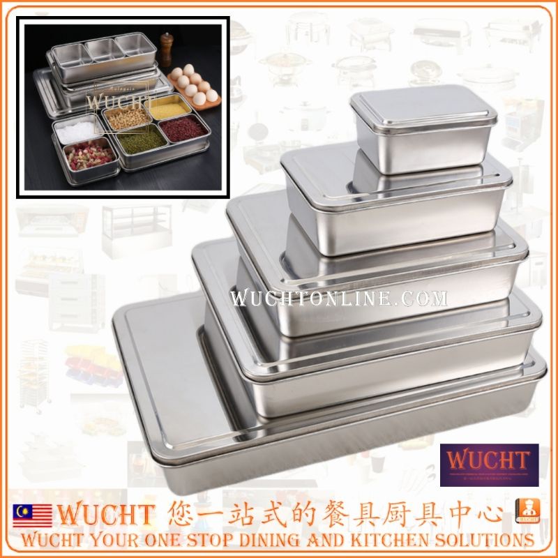【WUCHT】4/6/8 Stainless Steel Yakumi Mise En Place Pan Compartment ...