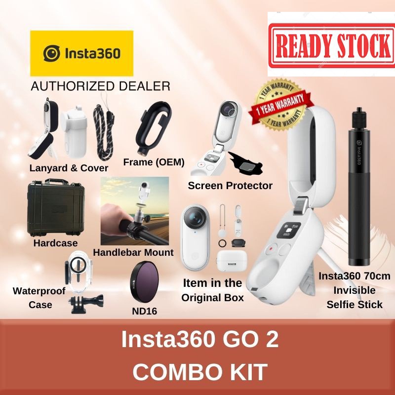 Insta360 GO2/Go 2 Insta 360 World Smallest Action Camera [Official ...